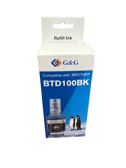 TINTA ALTERNATIVA PREMIUM GYG BROTHER BTD100 NEGRO - Tintas ...